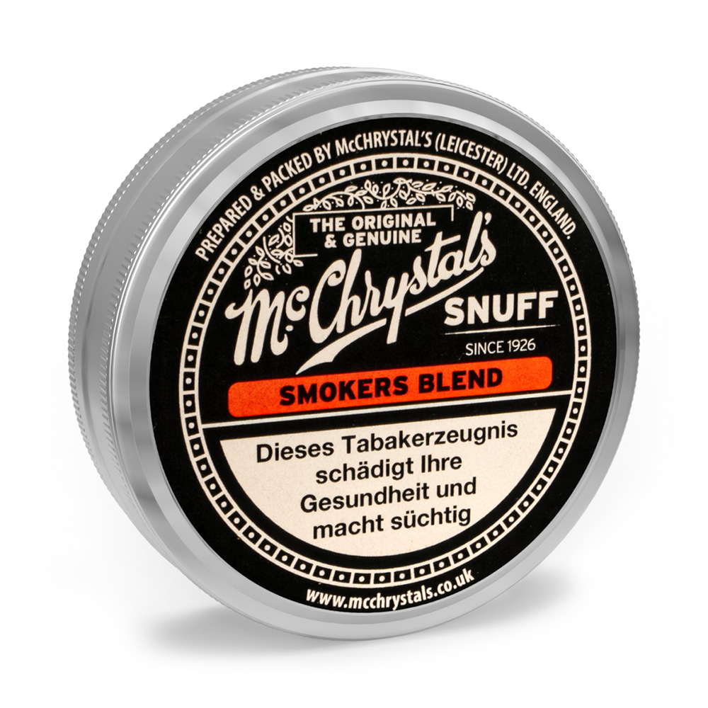 McChrystal's Smokers Blend Snuff Schnupftabak - 4,4 Gramm - Snuffland ...